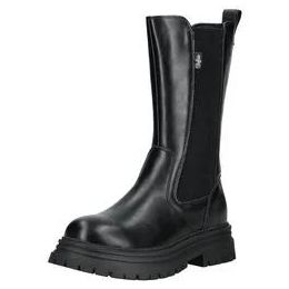 Stiefel Buffalo "Buffalo Stiefel Lederimitat", Damen, Gr. 37, schwarz, Lederimitat, Schuhe Stiefel