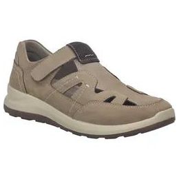 Slipper Josef Seibel "Marley 01, sand-kombi", Herren, Gr. 45, beige (sand, kombi), Obermaterial: 100% Rindsleder Leather cow., Schuhe Slipper