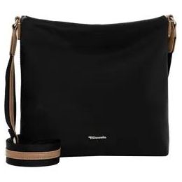 Umh&auml;ngetasche Tamaris "Umh&auml;ngetasche TAS Kirsten", Damen, Gr. B/H/T: 26cm x 26cm x 5cm 0, schwarz (schwarz 100), Polyurethan, Taschen Umh&auml;ngetasche