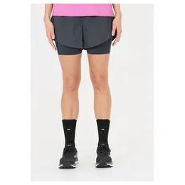 Shorts SOS "Logan", Damen, Gr. L, US-Gr&ouml;&szlig;en, dunkelgrau, 100% Polyester, unifarben, normal, Hosen Shorts, Quick Dry