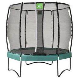 Gartentrampolin EXIT "Allure Premium", gr&uuml;n (schwarz, gr&uuml;n), Trampoline, Kinder, &Oslash; 253cm, mit Sicherheitsnetz