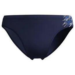 Badehose Speedo "Medley Logo Brief" Gr. 8, nvy, blu, Badehosen, Herren, 8 (L), N-Gr, Obermaterial: 80% Nylon, 20% Elasthan, Badehose, mit Frontfutter, mit innenliegendem Kordelzug, vier-Wege-Stretch