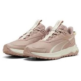Laufschuh Puma "EXTEND LITE TRAIL", Damen, Gr. 42,5, rose latte, alpine snow, Textil, Schuhe Laufschuh, mit abriebfester Gummilaufsohle, mit Stollenprofil