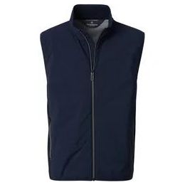 Steppweste Casamoda "Casamoda Steppweste uni", Herren, Gr. 5XL, dunkelblau, 100% Polyester, Westen Steppweste