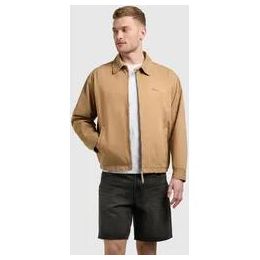 Blouson Khujo "NOAM", Herren, Gr. S, camel, Web, 100% Baumwolle, regular fit h&uuml;ftlang, eingesetzt mit Kn&ouml;pfen, Jacken Blouson