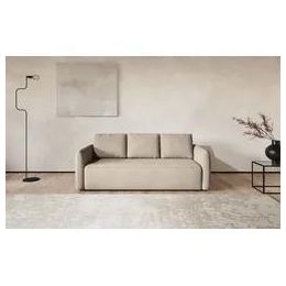 Big-Sofa COTTA "Megasofa, Flow, Breite 222 cm", nature, B:222cm H:89cm T:102cm, 96% POLYESTER (PES) 4% POLYAMID(PA), Sofas, Big-Sofa, wahlweise mit Bettfunktion