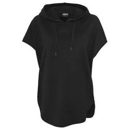 Rundhalspullover Urban Classics "Urban Classics Damen Ladies Sleeveless Terry Hoody", Damen, Gr. XS, schwarz, 100% Baumwolle, unifarben, loose fit, ohne Ausschnitt, Pullover Rundhalspullover
