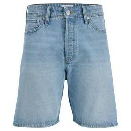Jack & Jones PlusSize Shorts "JJITONY JJORIGINAL SHORTS AKM 111 PLS", Herren, Gr. 42 (4XL), N-Gr, light blau denim, Web, Obermaterial: 100% Baumwolle, JACK & JONES PLUSSIZE, Abriebeffekte, relaxed fit knielang, Hosen Shorts