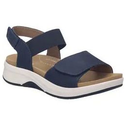 Sandale Josef Seibel "Estelle 13, ocean", Damen, Gr. 41, blau (ocean), Obermaterial: 100% Rindsleder Leather cow., Schuhe Sandale