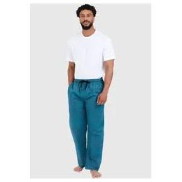Lousy Livin Underwear Schlafhose LOUSY LIVIN "Pants Dots", Herren, Gr. XL, EURO-Gr&ouml;&szlig;en, gr&uuml;n (gr&uuml;n, blau), 100% Baumwolle, Hosen Schlafhose, mit lockerem Schnitt