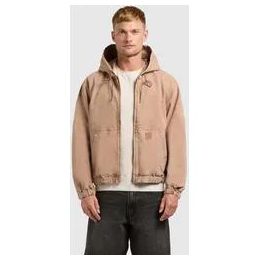 Blouson Khujo "DARREL", Herren, Gr. M, toffee braun, Canvas, 100% Baumwolle, regular fit h&uuml;ftlang, eingesetzt elastischer Bund mit Gummizug, Jacken Blouson