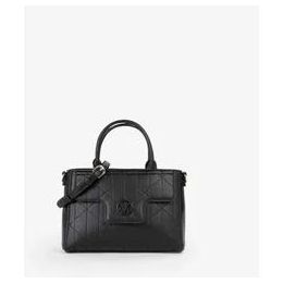 Shopper Valentino BAGS "MELIA", Damen, Gr. B/H/T: 25cm x 18cm x 10,5cm, schwarz, Lederimitat, Taschen Shopper, Damen Umh&auml;ngetasche, Schultertasche, Tragetasche mit Ziern&auml;hten