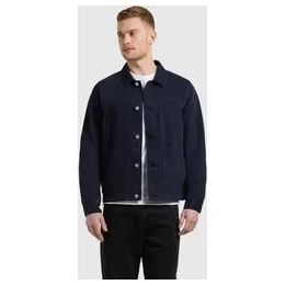 Jeansjacke Khujo "BARTO", Herren, Gr. L, navy, Denim/Jeans, 100% Baumwolle, unifarben, regular fit h&uuml;ftlang, mit Kn&ouml;pfen, Jacken Jeansjacke