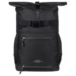 Cityrucksack Element "Ground Skate", flint schwarz, Obermaterial: 100% Microfaser;, Rucks&auml;cke Cityrucksack