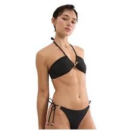 Bandeau-Bikini-Top Triumph "Summer Sunset Bandeau", Damen, Gr. 42, Cup B, schwarz, Glitzergarne;Microfaser, Obermaterial: 70% Polyamid, 16% metallisierte Fasern, 14% Elasthan, Bikini-Oberteile, weicher Lurex