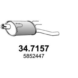 Asso Endschalld&auml;mpfer 34.7157 f&uuml;r OPEL 5852164 24401467 5852447