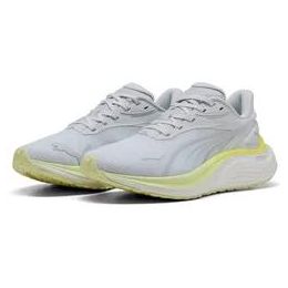 Laufschuh Puma "ELECTRIFY NITRO 4 WN", Damen, Gr. 41, silber mist, apple spritz, Textil, Schuhe Laufschuh, mit atmungsaktivem Mesh-Obermaterial, mit herausnehmbarer Innensohle