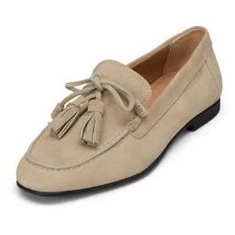 Marc O'Polo Loafer MARC O'POLO "mit Schleife und Quasten", Damen, Gr. 42, dusty sand, Obermaterial: 100% Leder (Rind), unifarben, Schuhe Loafer