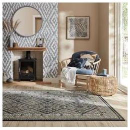 Teppich FLAIR RUGS "Arianna Jute", beige (natur), B:60cm H:8mm L:230cm, Baumwolle, Jute, Kunstfaser, Teppiche, Teppich, Jute Teppich