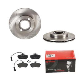 Brembo Bremsensatz-Vorderachse IJDTIDC013 Bremsensatz, Scheibenbremse vorne rechts links innenbel&uuml;ftet 256mm f&uuml;r SKODA VW SEAT ZHONGHUA (BRILLIANCE) C