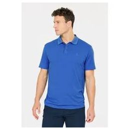 Langarm-Poloshirt WHISTLER "Vale", Herren, Gr. 5XL, royalblau, 97% Polyester, 3% Elasthan, unifarben, normal, ohne Ausschnitt, Shirts, Aus leichtgewichtigem Material