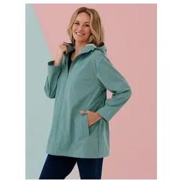 Regenjacke Classic Basics, Damen, Gr. 46, gr&uuml;n (jade), 100% Polyester, unifarben, Jacken Regenjacke