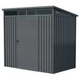 Ger&auml;tehaus GARDEN 'N' MORE "Pultdachhaus Basic plus", anthrazit, Kunststoff, Stahlblech, Ger&auml;teh&auml;user, einfacher Aufbau, Oberlicht, Langlebig, abschlie&szlig;bar