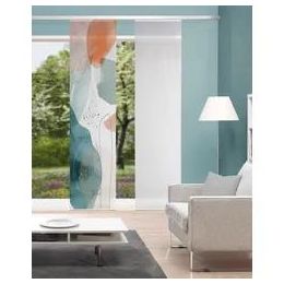 Schiebegardine Vision S "AQUA", multicolor, B:60cm H:260cm, Polyester, Polyester, Gardinen, digital bedruckt