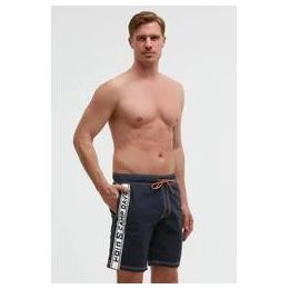 Badeshorts CAMP DAVID, Herren, Gr. XXL, Normalgr&ouml;&szlig;en, blau, Polyamid, bedruckt, Badehosen Badeshorts, mit Innenhose