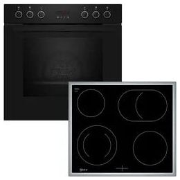 Neff Elektro-Herd-Set "EDX4PB0", Energieeffizienz: A+ (A+++-D), schwarz, Herdsets