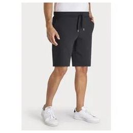 Sweatshorts John Devin "- kurze Hose aus innen angerauter Sweatware", Herren, Gr. L (52/54), N-Gr, schwarz, angeraute Sweatware, Obermaterial: 60% Baumwolle, 40% Polyester, unifarben, regular fit kurz, Hosen Sweatshorts, mit breiter Kordel und seitlichen Taschen