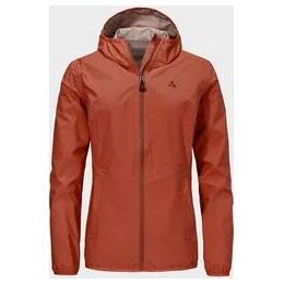 Sch&ouml;ffel Outdoorjacke SCH&Ouml;FFEL "Jacket Style Migandi WMS", Damen, Gr. 38, 5590, rot, Oberstoff: 100% Polyester; (Membran: Thermoplastisches Polyurethan), regular fit, hoch geschlossener Ausschnitt, Jacken Outdoorjacke
