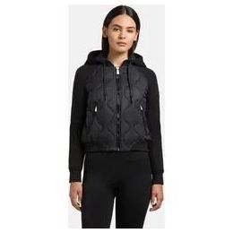 Funktionsjacke Khujo "Malaya", Damen, Gr. XXL (44), schwarz, Obermaterial 1: 100% Nylon. Obermaterial 2: 80% Viskose, 12% Nylon, 8% Elasthan. Innenfutter: 100% Nylon. Wattierung: 100% Polyester, l&auml;ssig geschnitten h&uuml;ftlang, Rundhals, &Auml;rmel ohne &Auml;rmelschlitz Rippb&uuml;ndchen, Jacken Funktionsjacke, Gesteppte Bomberjacke f&uuml;r den &Uuml;bergang