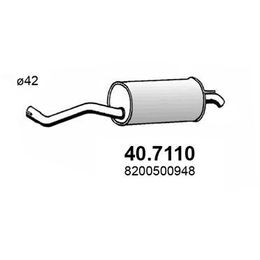 Asso Endschalld&auml;mpfer 407110 f&uuml;r RENAULT