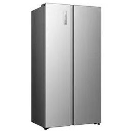 HISENSE Side-by-Side "MS91558", Energieeffizienz: C (A-G), inox, B:91,1cm H:178,6cm T:61,5cm, K&uuml;hlschr&auml;nke, MultiAirFlow-System