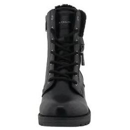 Stiefel Tom Tailor "Tom Tailor Winter Boots", Damen, Gr. 40, schwarz, unifarben, Schuhe Stiefel
