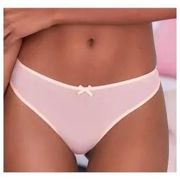 String Vivance "Finja", Damen, Gr. 40/42, hellpink, puder, Mesh, Obermaterial: 80% Polyamid, 20% Elasthan, Unterhosen String, aus transparentem Soft-Mesh, transparente Unterw&auml;sche, Dessous