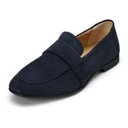 Marc O'Polo Loafer MARC O'POLO "aus weichem Velours-Rindleder", Herren, Gr. 42, true navy, Obermaterial: 100% Leder (Ziege), unifarben, Schuhe Loafer