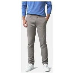Chinos MEYER "M5 Move 9-6196", Herren, Gr. 36, L&auml;nge 34, stein, 68% Polyester, 28% Viskose, 4% Elasthan, unifarben, regular fit lang, Hosen, in Regular Fit, M5 Serie