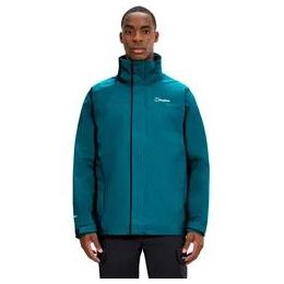 Funktionsjacke Berghaus "HILLWALKER 2.0 IA JKT AM", Herren, Gr. M, northern sto, Obermaterial: 100% Polyamid. Futter: 100% Polyester, Jacken Funktionsjacke, mit einrollbarer Kapuze, aus 2-lagigem GORE-TEX ePE-Material