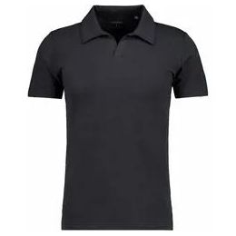 Poloshirt Ragman, Herren, Gr. M, schwarz, Piqu&eacute;, 96% Baumwolle 4% Elasthan, regular fit, ohne Ausschnitt, Shirts
