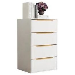 Kommode Vcm "Sideboard Kommode Nachttisch Schublade Malira XL", braun (wei&szlig;, honig, eiche), B:65cm T:48cm, Sideboards, Kommode