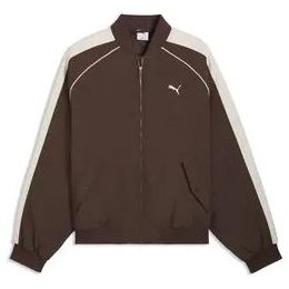 Bomberjacke Puma "T7 Bomberjacke Erwachsene", Herren, Gr. XXL, chocolate braun, Obermaterial: 100% Nylon. Futter: 100% Polyester. F&uuml;llung: 100% Polyester. Rippe: 94% Baumwolle, 6% Elasthan. Einsatz: 100% Polyester, Jacken Bomberjacke