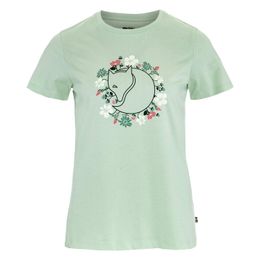 Fj&auml;llr&auml;ven Fj&auml;llr&auml;ven Damen T-Shirt Fj&auml;llblomster Fox Soft Jade (Gr&ouml;&szlig;e: M)