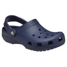 Sneaker Crocs "Classic Clog", Damen, Gr. 24, blau (marineblau), Obermaterial: 100% Gummi rubber., Schuhe Sneaker