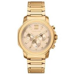 Chronograph Michael Kors "PRESCOTT", gelbgoldfarben, Armbanduhren, Herren, Chronograph, Quarzuhr, Armbanduhr, Herrenuhr, Edelstahlarmband, analog, Tag