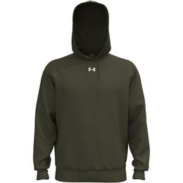 Under Armour Hoodie Rival Fleece Marine od Green/White (Gr&ouml;&szlig;e: L)