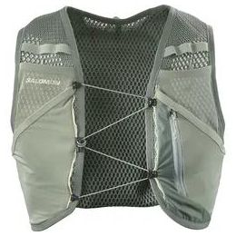 Trinkrucksack Salomon "ACTIVE SKIN 4 NO FLASKS" Gr. S, laurel wreat, Rucks&auml;cke, S, Obermaterial: 100% Polyester, f&uuml;r sportliche Aktivit&auml;ten, leichtes Polyester-Obermaterial