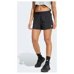 Laufshorts Adidas PERFORMANCE "ADI365 RUNNING ESSENTIALS", Damen, Gr. XS, N-Gr, schwarz, innenbeinl&auml;nge ca. 10 cm, Obermaterial: 100% Polyester, Hosen