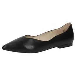 Ballerina Caprice "Caprice Ballerinas Nappaleder", Damen, Gr. 37, schwarz, Nappaleder, Schuhe Ballerina